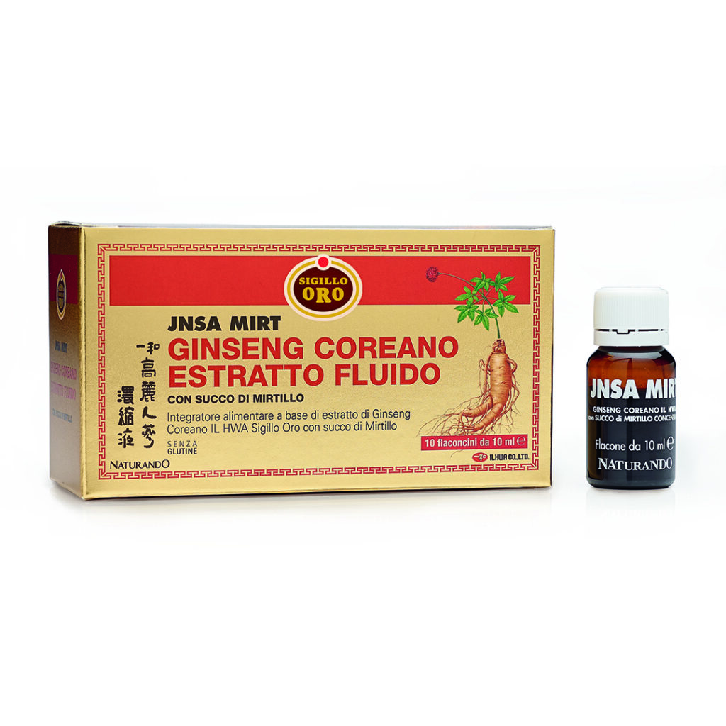 GINSENG COREANO SIGILLO ORO CON SUCCO DI MIRTILLO | NATURANDO - Il Magico Giardino ...